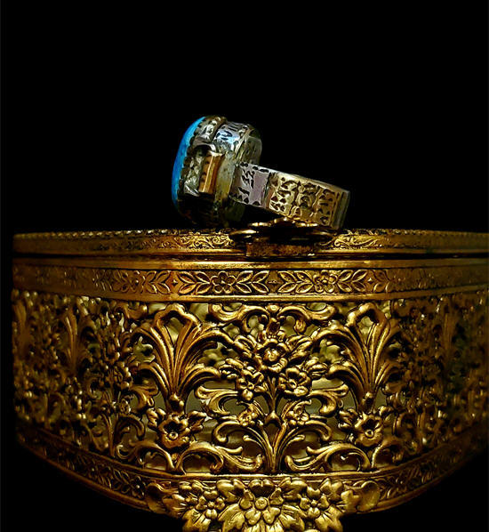 Spiritual Turquoise Ring of Luck - Brother Rahman, 35+ years in the ...
