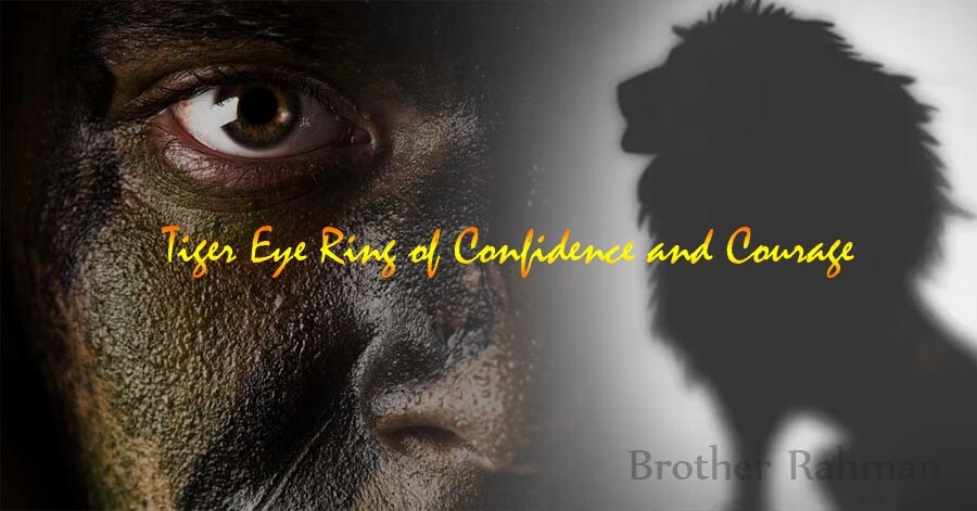 Tiger Eye Ring of Confidence and Courage - Brother Rahman, 35+ years in ...